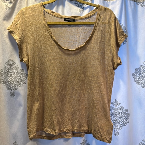Express | Tops | Express Linen Blend Tee | Poshmark
